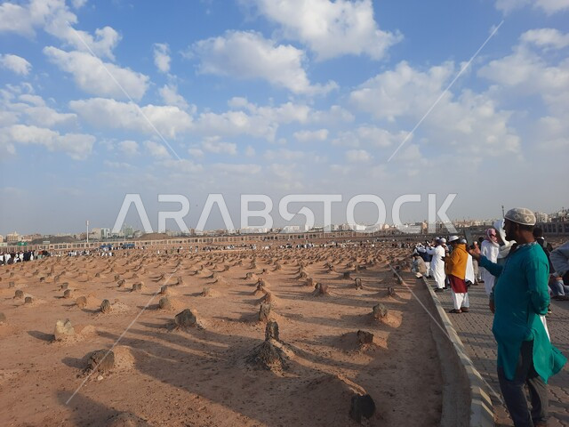 Al-Baqi’ Islamic Cemetery in Medina, Kingdom of Saudi Arabia, Martyrs ...