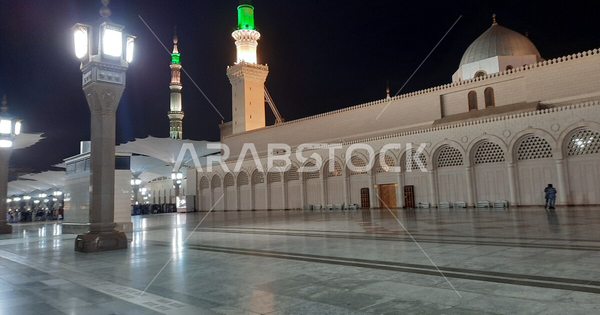 Beautiful day time view of Prophet's Mosque, Madinah. - Photo #69335 ...