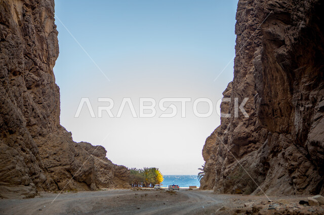 A picture of Wadi Tayeb Asma in the north of Maqana, west of the city ...