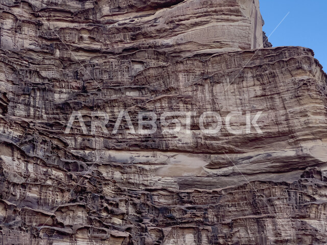 Natural limestone formations landscape, desert nature, topography of ...