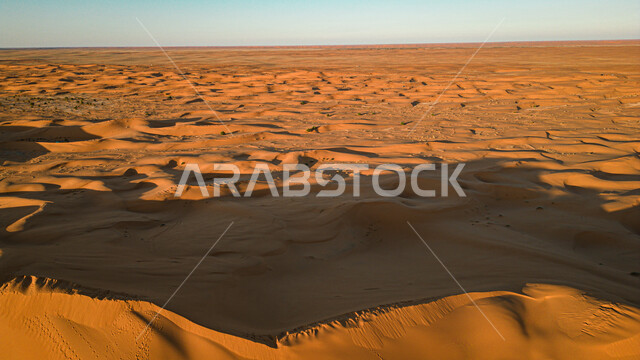 Nufud Rawdat Khuraim, east of Riyadh, Saudi Arabia, sandy hills, sand ...