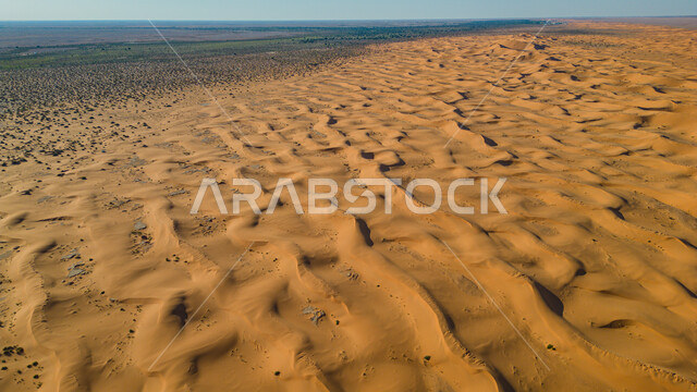 Nufud Rawdat Khuraim, east of Riyadh, Saudi Arabia, sandy hills, sand ...