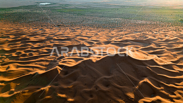 Nufud Rawdat Khuraim, east of Riyadh, Saudi Arabia, sandy hills, sand ...