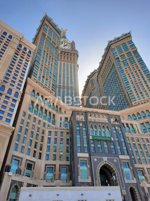Panorama image of the Grand Mosque in Makkah Al-Mukarramah, Saudi ...