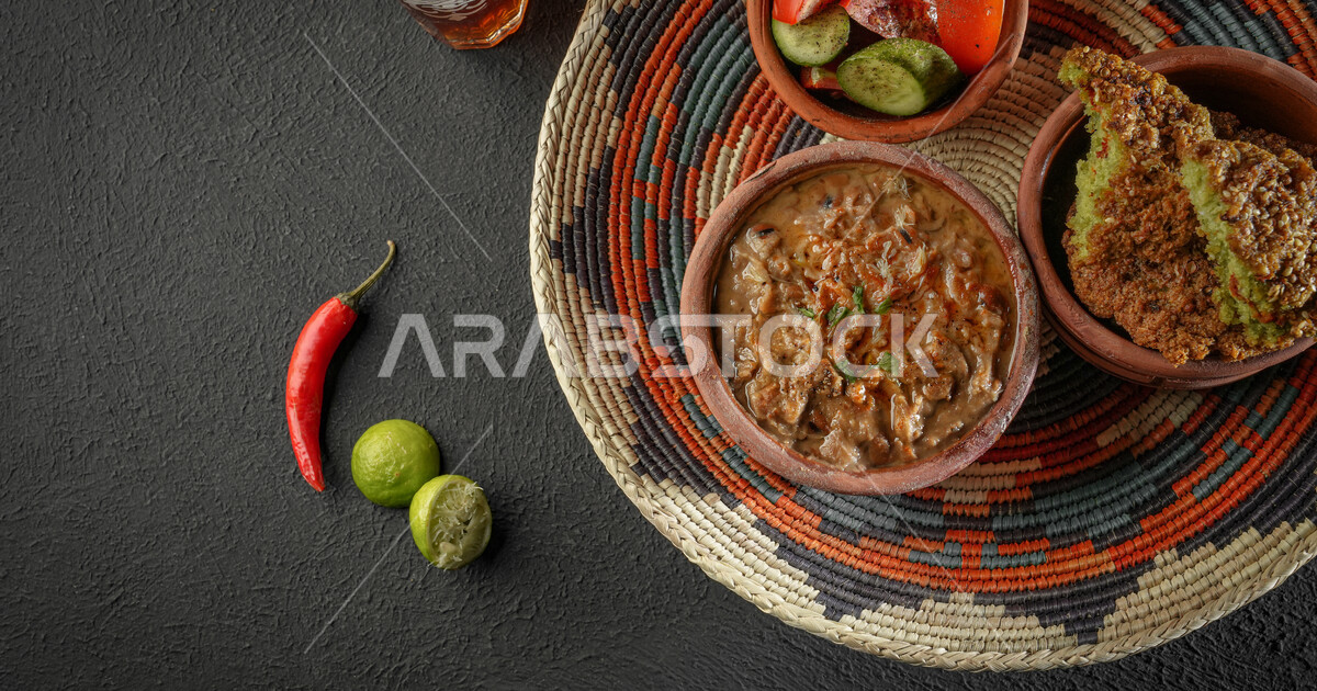 Arabic breakfast, Falafel tablets, Foul dish, Oriental food restaurants ...