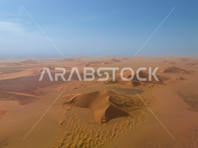 sand dunes in desert areas, soft golden sand, sandy hills, desert ...