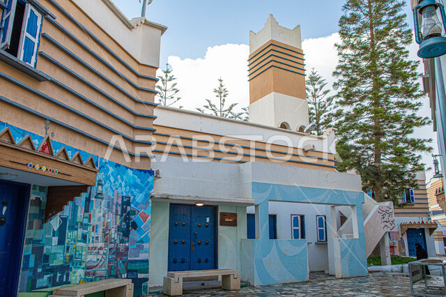 قرية المفتاحة في مدينة أبها جنوب المملكة العربية السعودية ، قرية سياحية ...