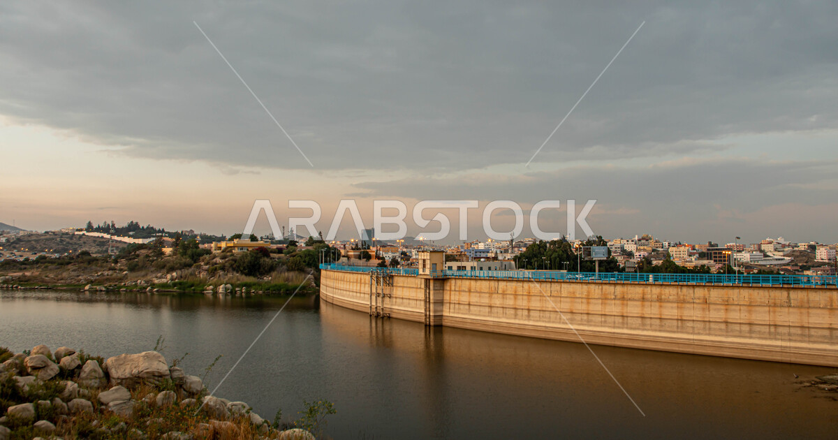 Abha Dam, southern Saudi Arabia, a tourist attraction, Abha Dam Lake ...