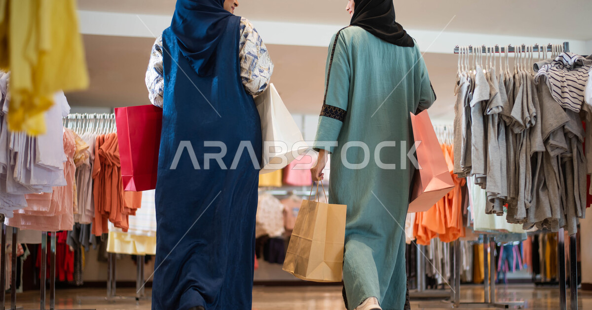 The fun of shopping with friends, buying gifts and supplies, a picture ...