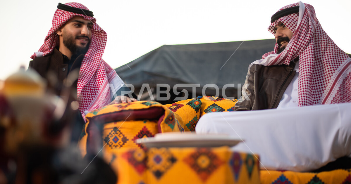 The quiet winter atmosphere in the popular camps in the deserts of ...