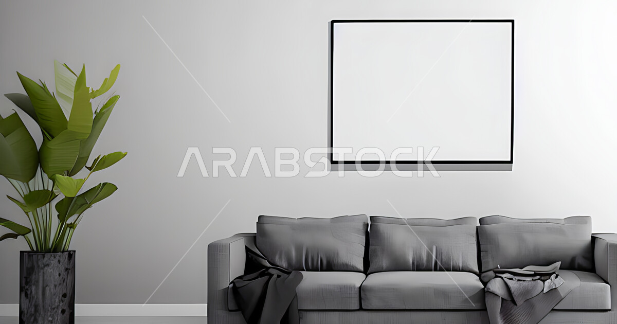 غرفة معيشه بتصاميم عصرية حديثه، غرفة جلوس, ديكورات داخليه، لوحات فنيه ...