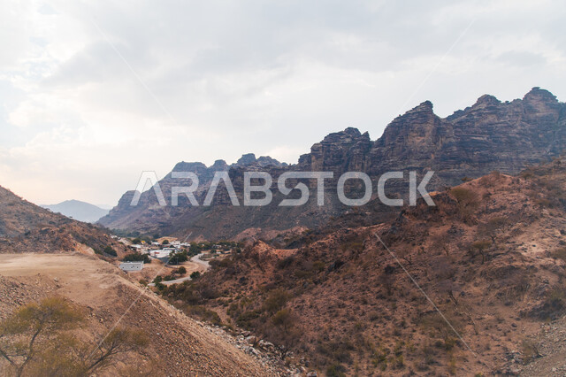 Asir mountains in the center of Kohla, the highest city in Saudi Arabia ...