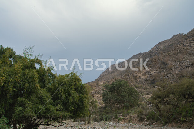Asir mountains in the center of Kohla, the highest city in Saudi Arabia ...