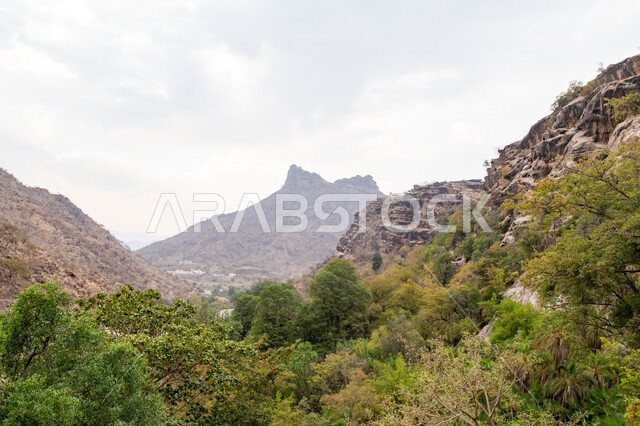 Asir mountains in the center of Kohla, the highest city in Saudi Arabia ...