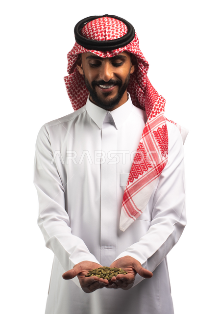 Coffee farms, Saudi production, export products, a portrait of a Saudi ...