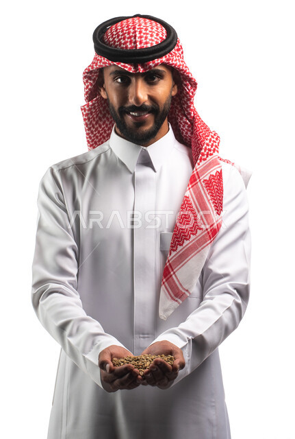Coffee farms, Saudi production, export products, a portrait of a Saudi ...