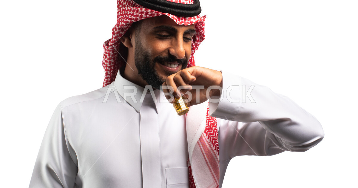 The use of Dehn Al Oudh in holidays and religious occasions, a portrait ...