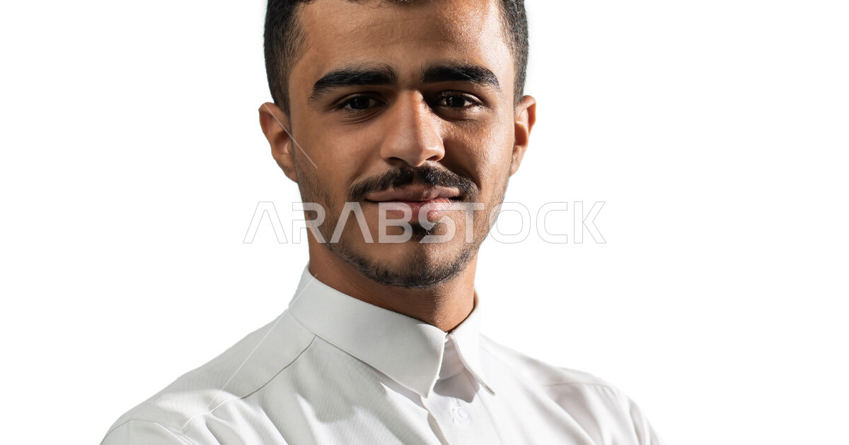 Looking at the camera, facial gestures indicating joy and pleasure, a ...