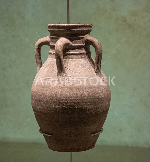 Ancient Arab Islamic heritage, heritage and folklore, pottery pots made ...