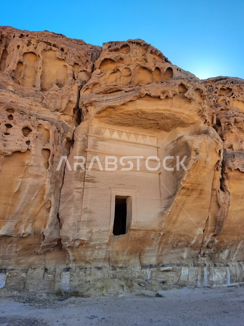 Rock formations and formations, ancient historical monuments in Al-Ula ...