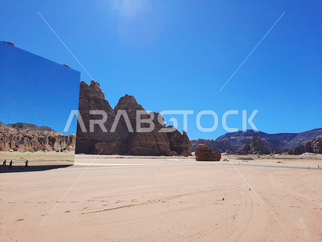 Mirrors Glass Theater in Al-Ula Governorate, Saudi Arabia, Maraya Hall ...