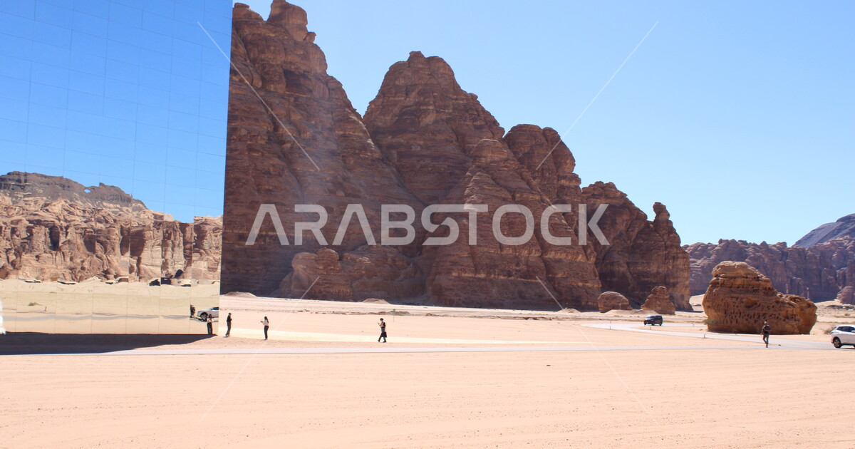 Mirrors Glass Theater in Al-Ula Governorate, Saudi Arabia, Maraya Hall ...