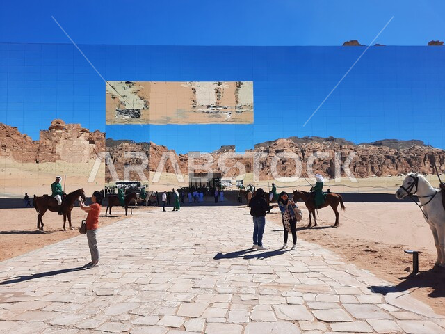 Mirrors Glass Theater in Al-Ula Governorate, Saudi Arabia, Maraya Hall ...