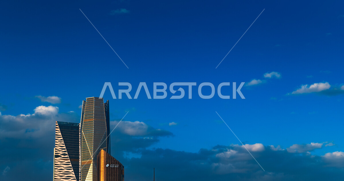 King Abdullah Financial District (KAFD) in the city of Riyadh, Kingdom ...