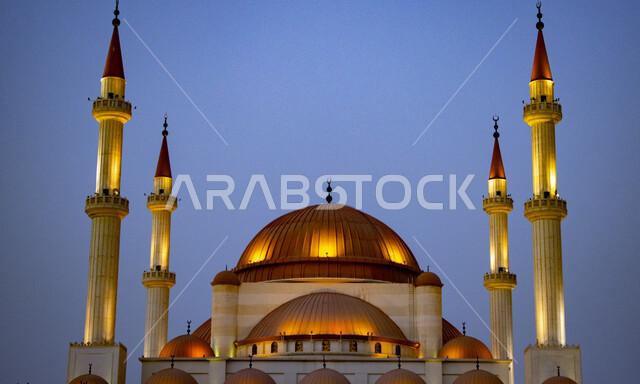Suleiman Al-Rajhi Mosque in the Hail region of Saudi Arabia, Islamism ...