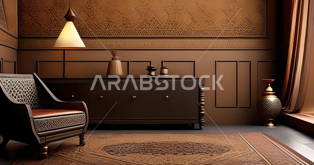 غرفة بتصاميم عصرية, زخارف إسلامية, تحف وإكسسوارات, شقق وفلل سكنية ...