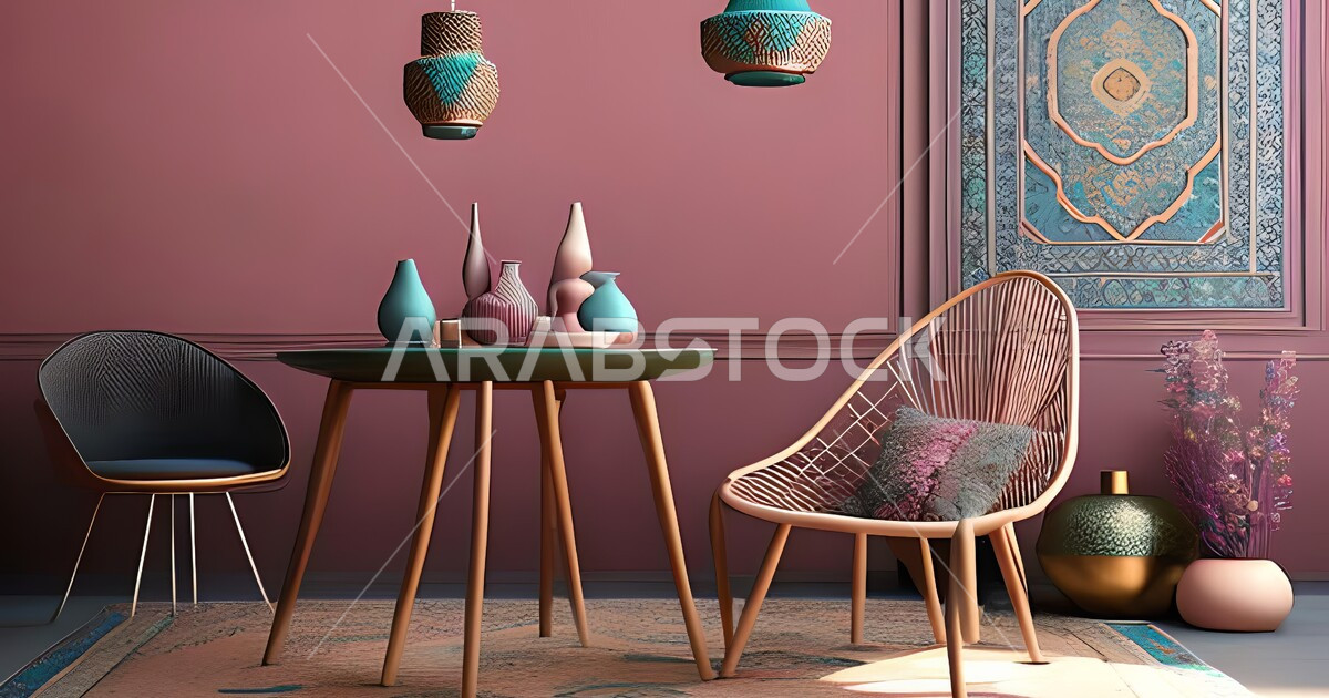 غرفة طعام بتصاميم عصرية راقية، ديكورات داخلية حديثة لغرفة سفرة, اثاث ...