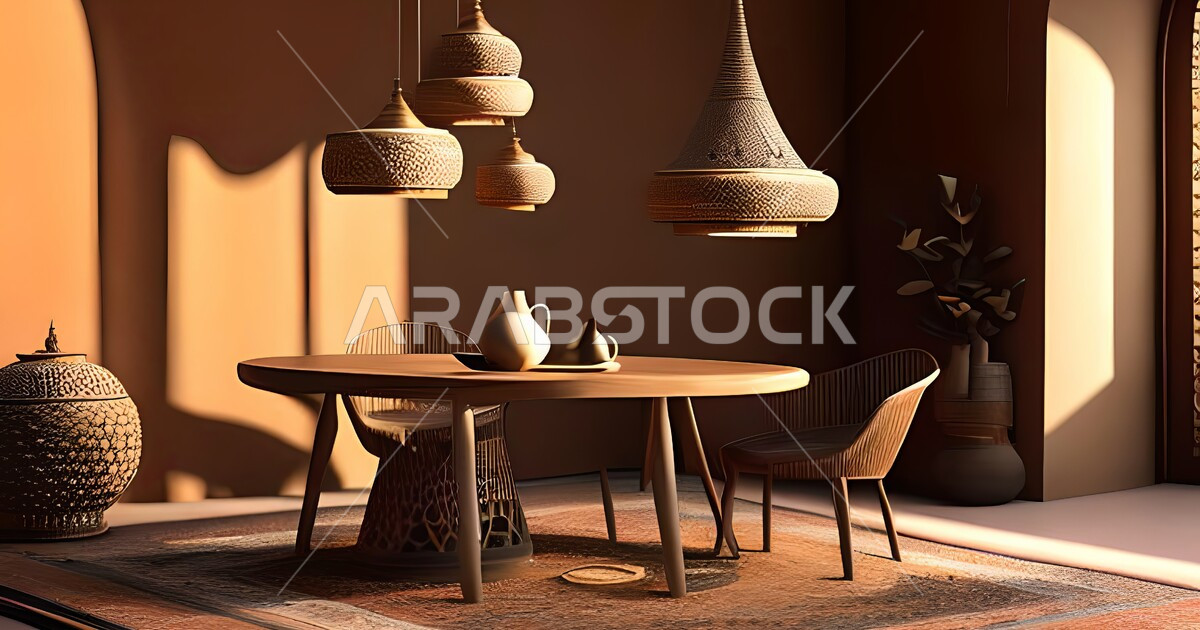 غرفة طعام بتصاميم عصرية راقية، ديكورات داخلية حديثة لغرفة سفرة, اثاث ...