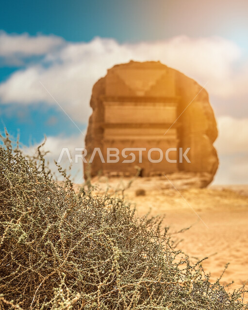 Al-Farid Palace in Al-Ula in the Kingdom of Saudi Arabia, rock ...