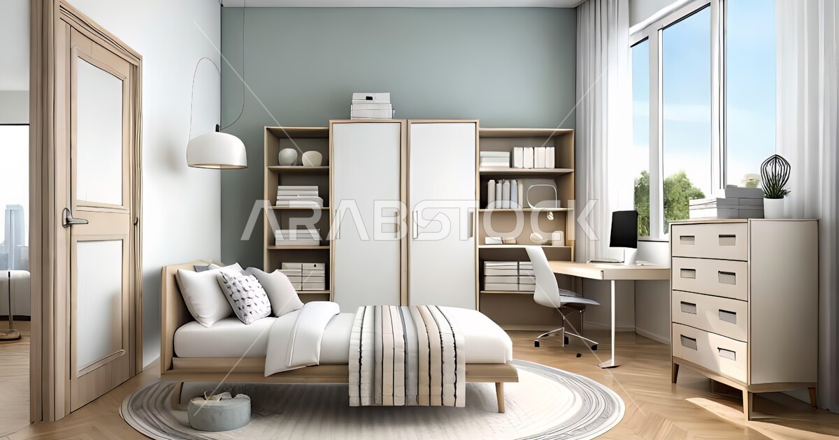 غرفه نوم بتصاميم عصرية حديثه، تحف واكسسوارات , أثاث منزلي راقي، تصاميم ...