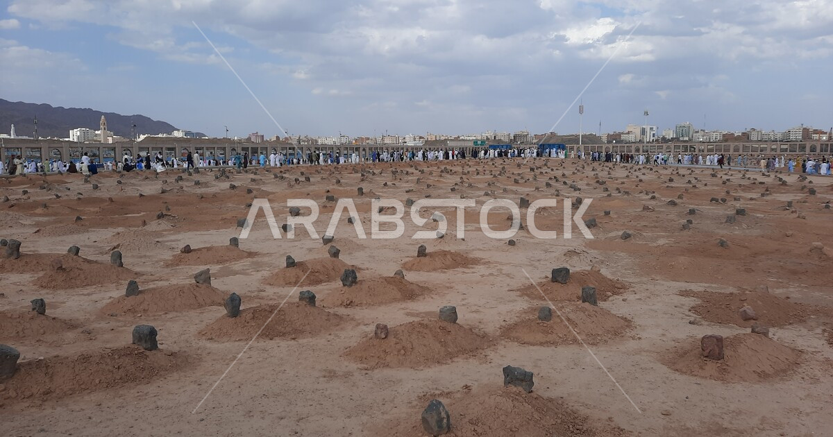Al-Baqi’ Islamic cemetery in Medina, Saudi Arabia, Islamic holy places ...