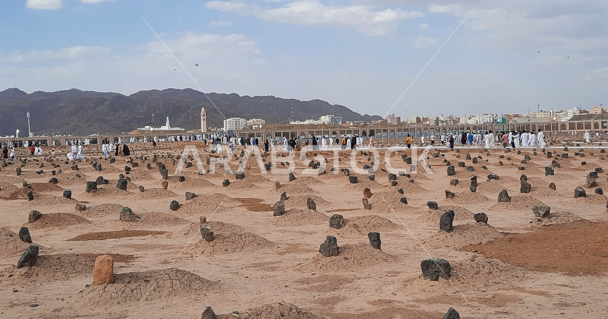 Al-Baqi’ Islamic cemetery in Medina, Saudi Arabia, Islamic holy places ...