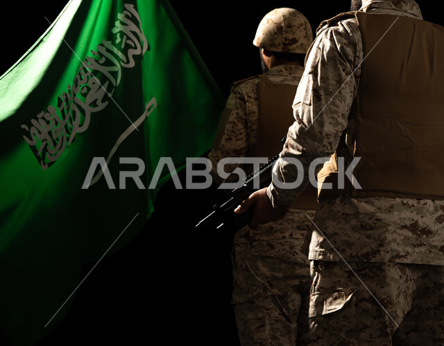 Carrying arms and defending the homeland, celebrating the Saudi ...