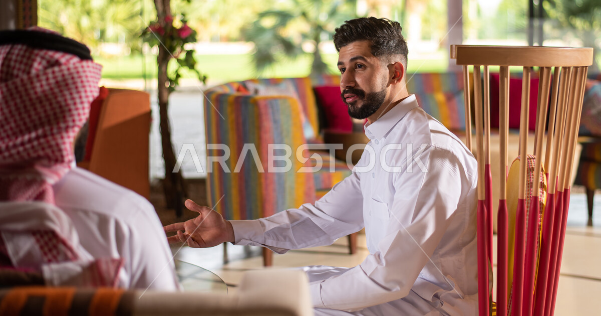 Business meeting, facial gestures indicating happiness and pleasure ...