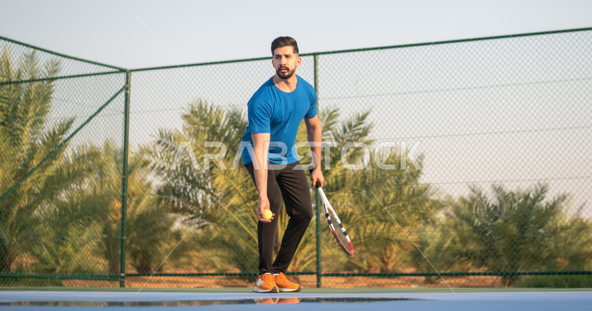 Recreational activities and youth sports, a sports racket, a Saudi ...