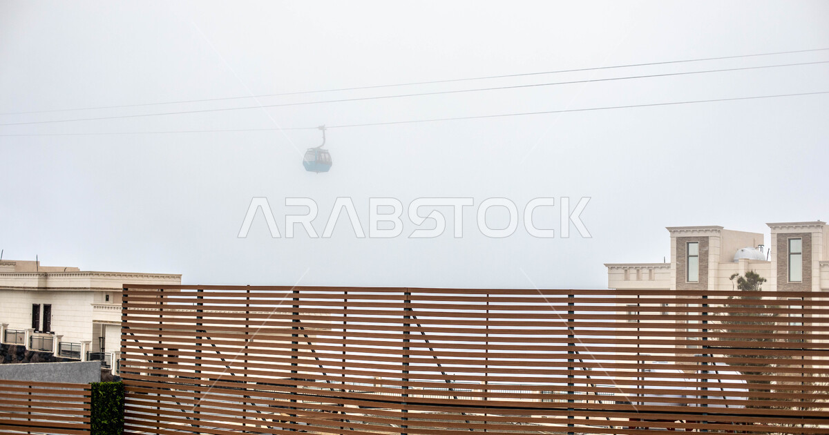 Green Mountain Park in the city of Abha in the Asir region, famous ...