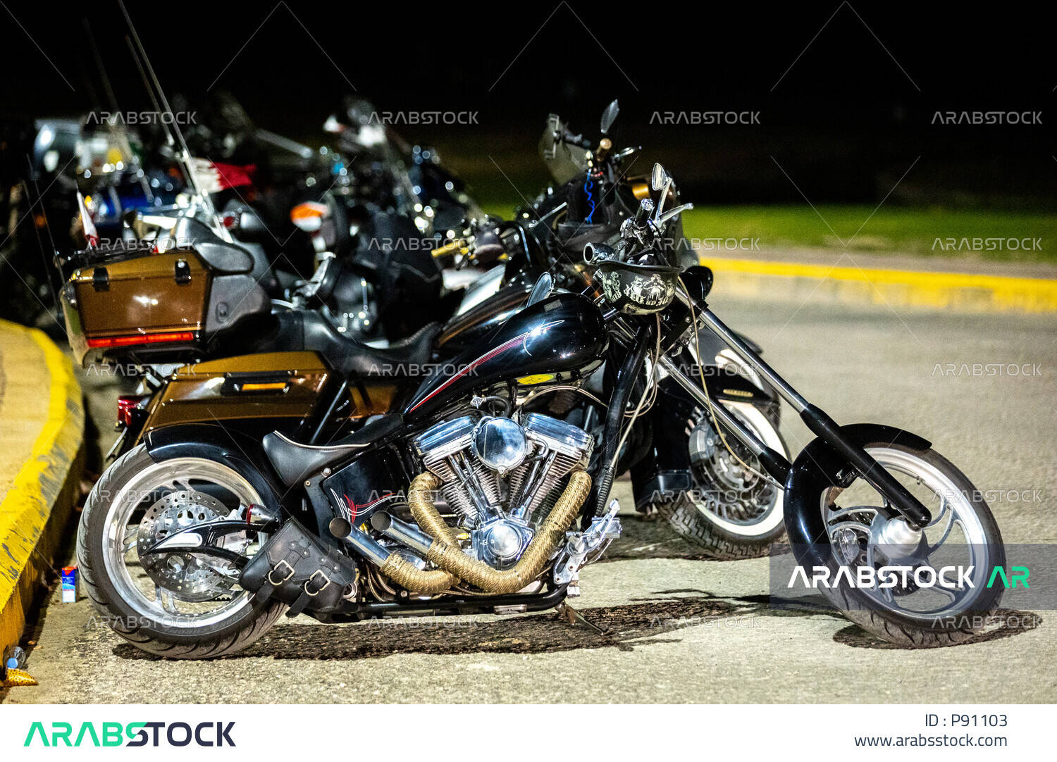 Modern motorcycle, two-wheeled motorbike, motorcycle driving hobby ...