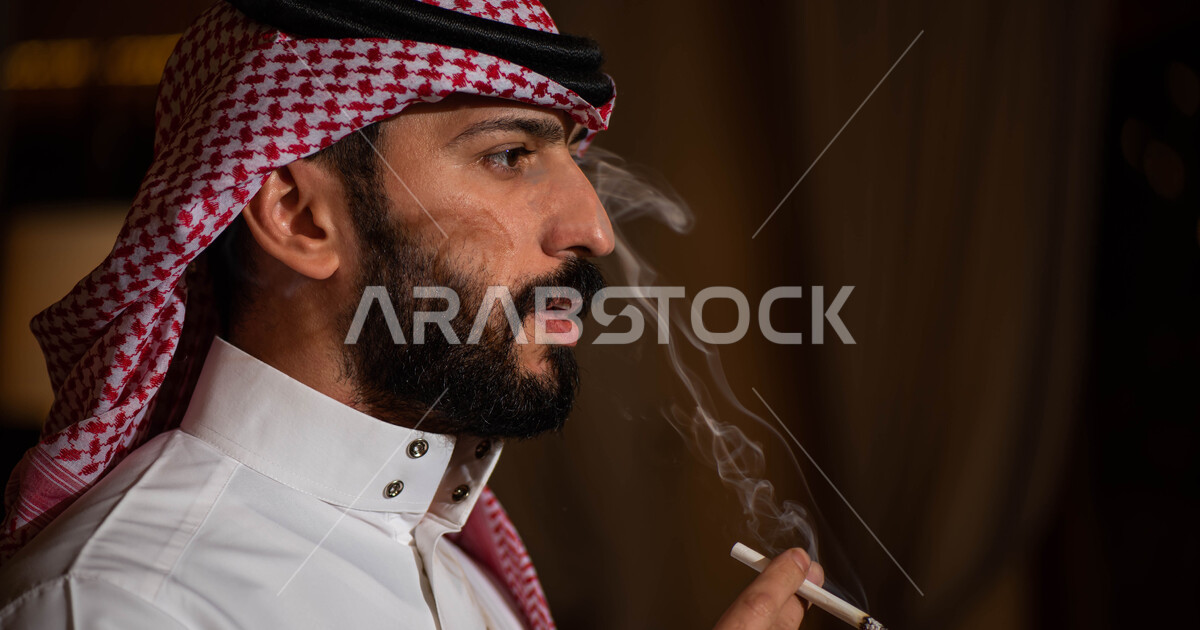 Harmful effects of smoking and harmful behavioral habits, a close-up of ...
