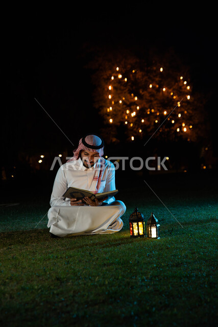 Ramadan atmosphere, lighting and decorations for the month of Ramadan ...