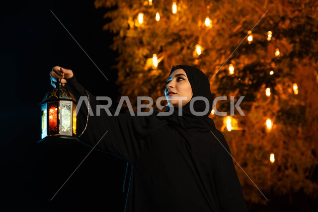 Lighting and decorations for the month of Ramadan, Ramadan atmosphere ...