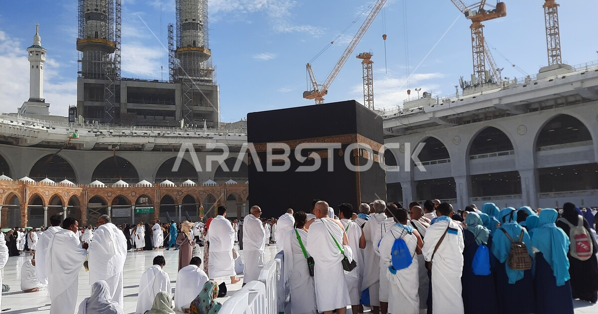 The Kaaba in Makkah Al-Mukarramah in the Kingdom of Saudi Arabia ...
