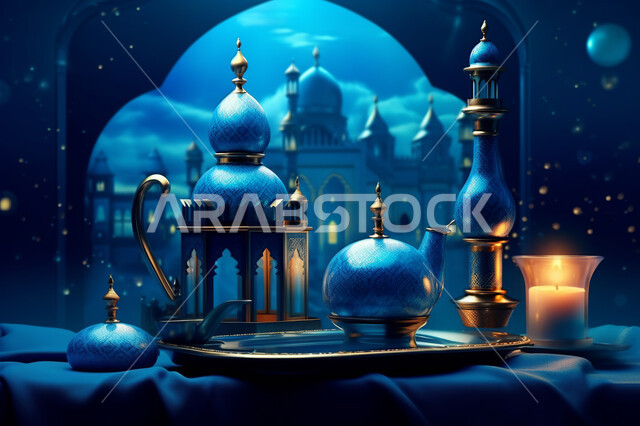 The advent of the month of goodness, 3D models of mosques and white ...