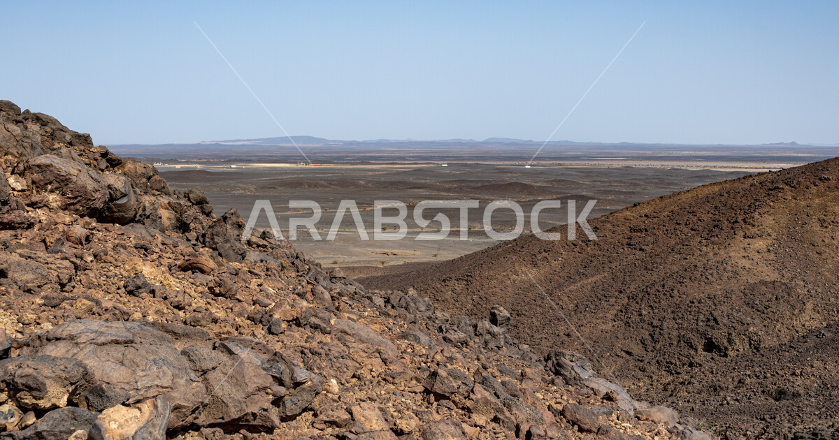 Archaeological historical monuments, Al-Wahbah crater (silt quarry) in ...