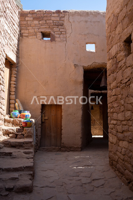 Archaeological buildings in Al-Ula Governorate in the Kingdom of Saudi ...