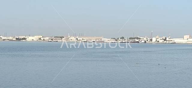 An aesthetic picture of the waterfront in the city of Manama, the ...