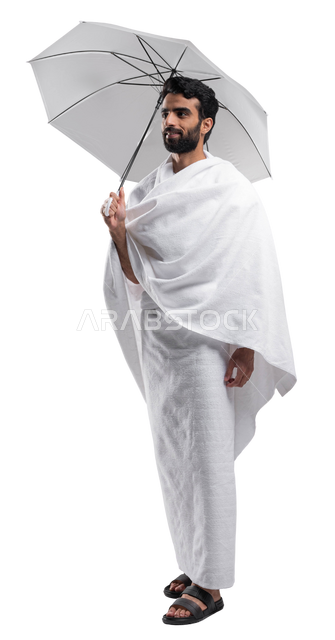 Visiting the Sacred House of God in Makkah Al-Mukarramah, a portrait of ...